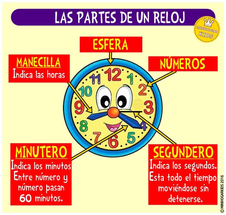 Como leer la hora en un reloj (Actividades y ejercicios ...