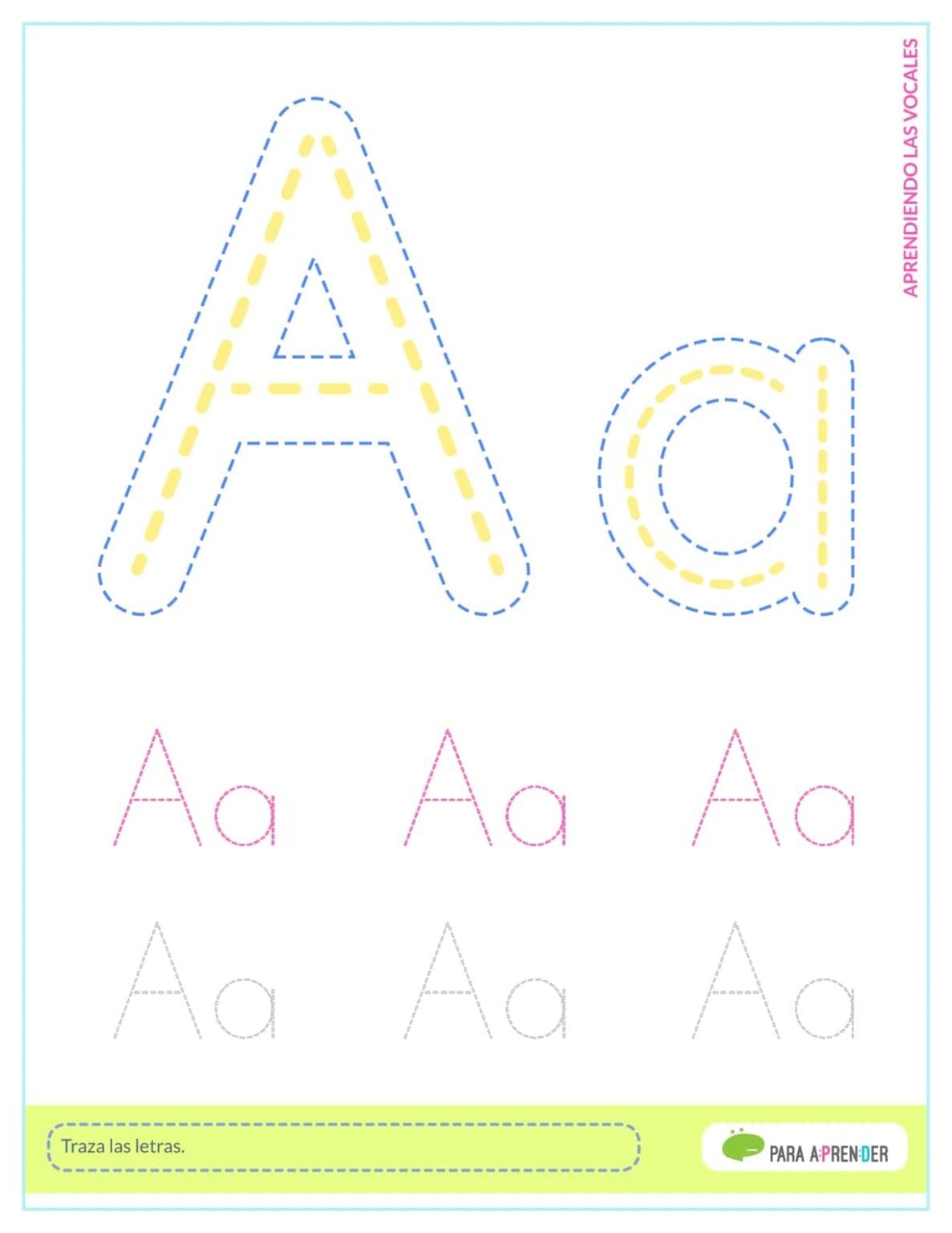 Actividades con las vocales - mimaterialeducativo.com